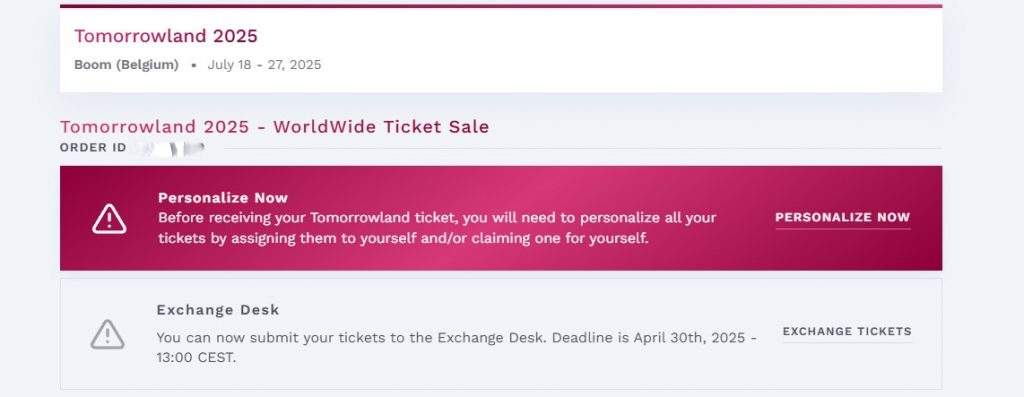 Cómo personalizar las entradas de Tomorrowland (paso a paso + fechas y ...